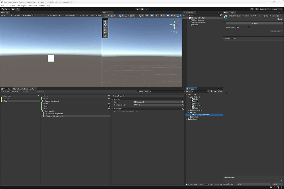 Scripting Actions New Unity Input System By Thomas Mauro Medium