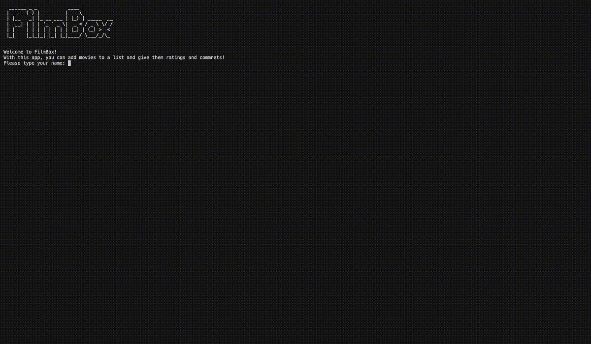 FilmBox — List, rate and comment your favorite movies | by Rafael ...