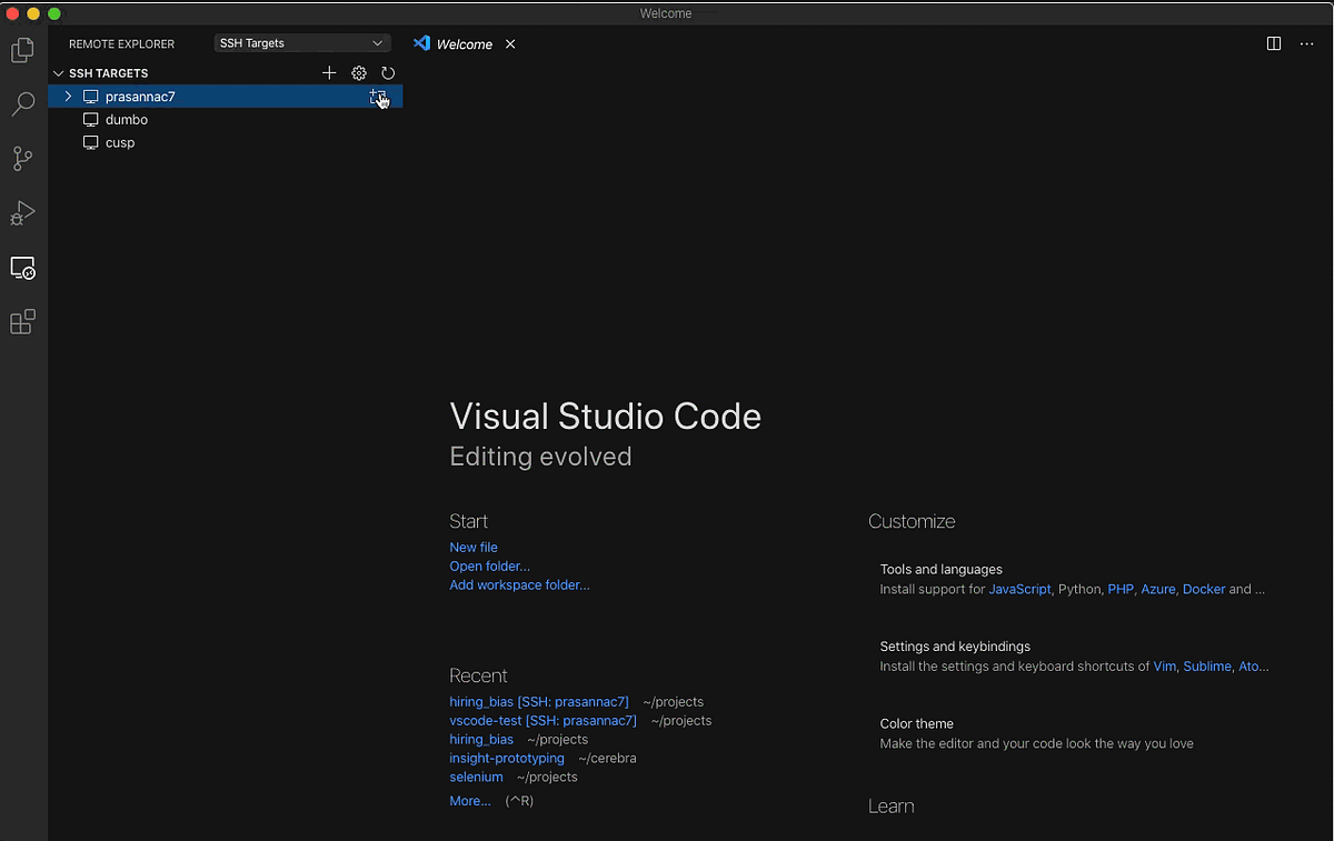 My Fully Remote Research Workflow in VS Code | by Prasanna Parasurama ...