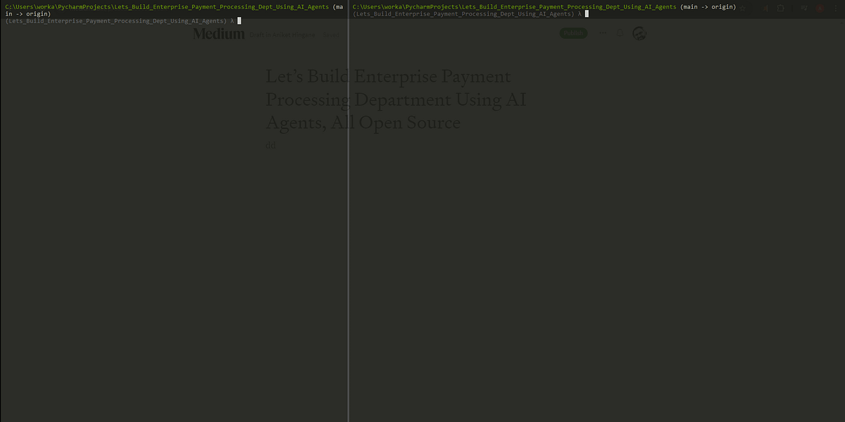 Let’s Build Enterprise Payment Processing Department Using AI Agents, All Open Source | by ...