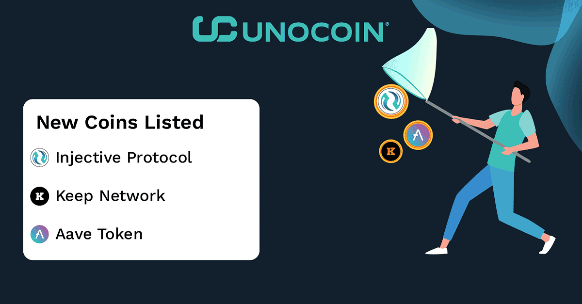 New ERC-20 tokens listed on Unocoin. | Unocoin’s Blog