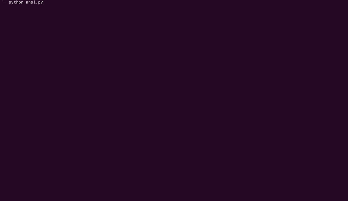 Writing beautiful CLI programs. We’ll take a look on how to use ANSI ...