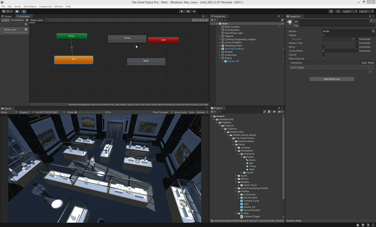 Learn to make cutscenes in unity3d by building a stealth Game. | by Suleiman Abdullah | Medium