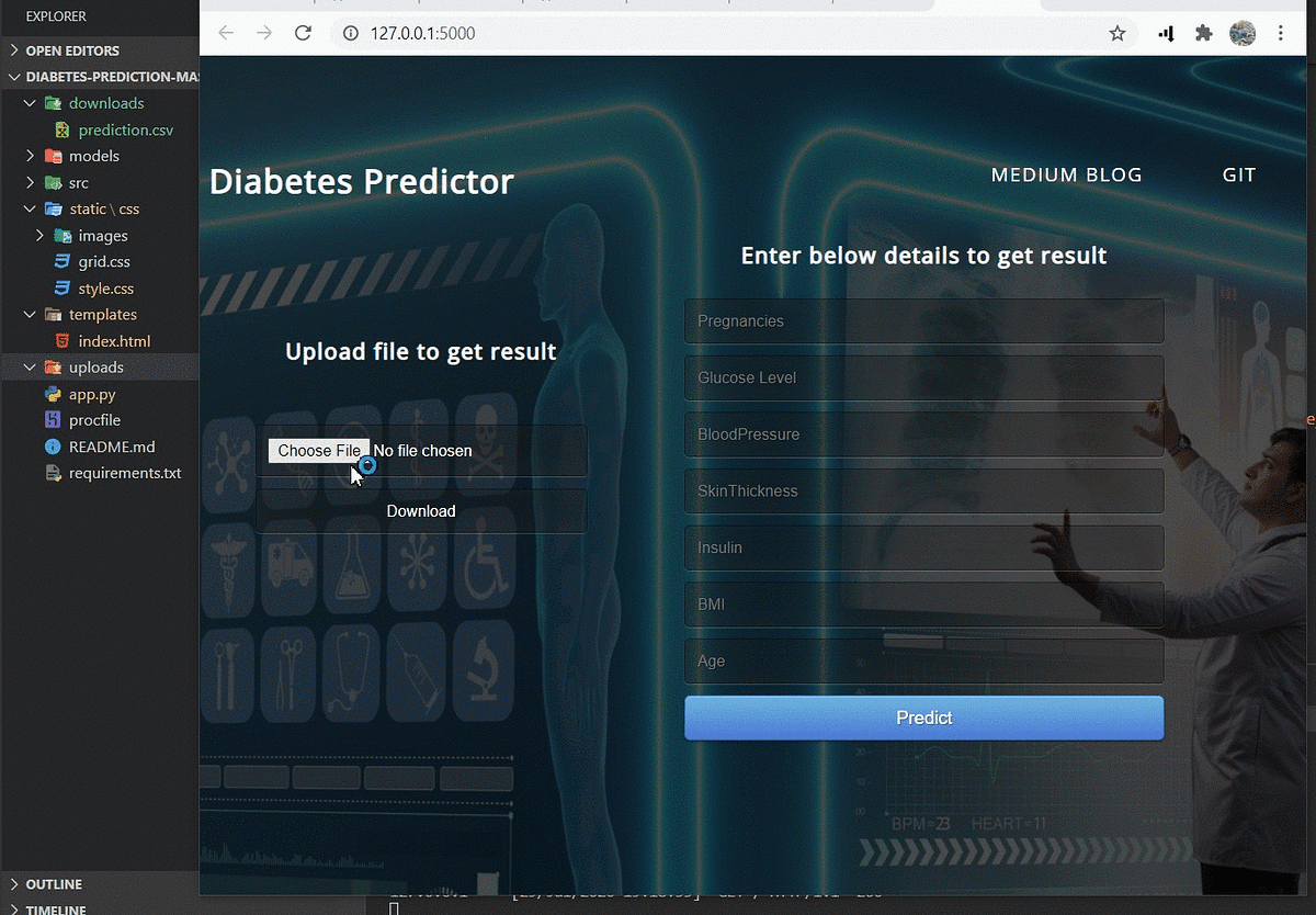 Diabetes Prediction. Git … | by Choudharyuttam | Medium