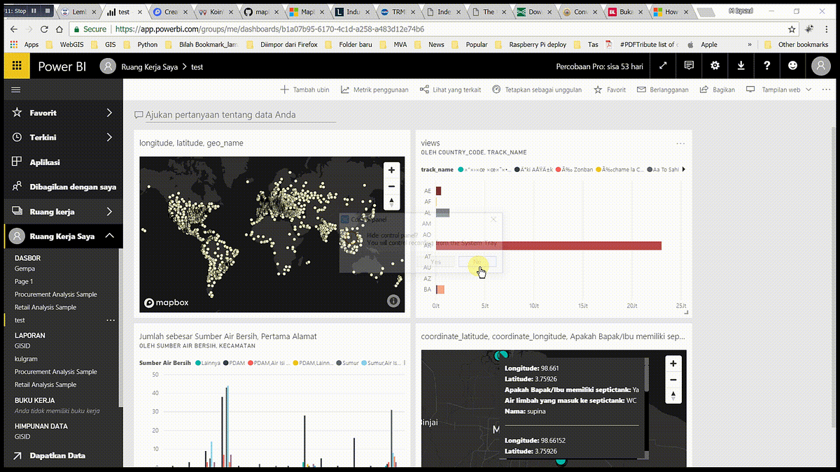 Analisa dan Visualisasi Data Peta dengan Mapbox Visual for Power BI | by Iqnaul Siregar | Medium
