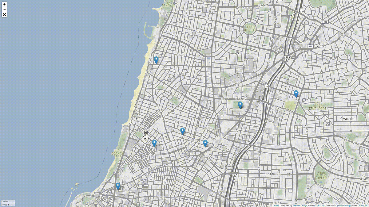Creating Interactive Maps With Python Folium And Some Html By Asaf 0730