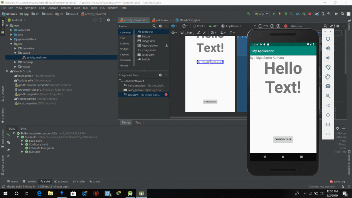 Lesson 3.3 Support Libraries. The Android SDK includes the Android ...