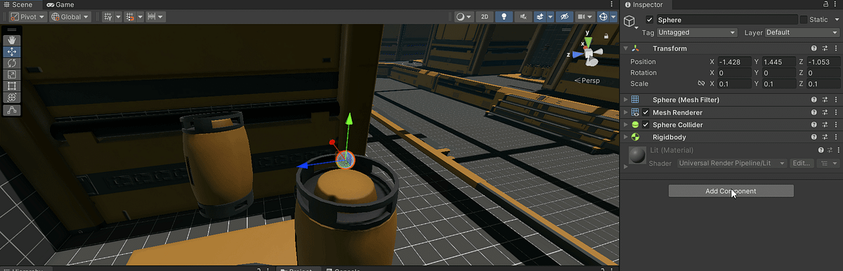 Using Mesh Collider.. Objective: Using Mesh Collider. | by Suleiman Abdullah | May, 2025 | Medium