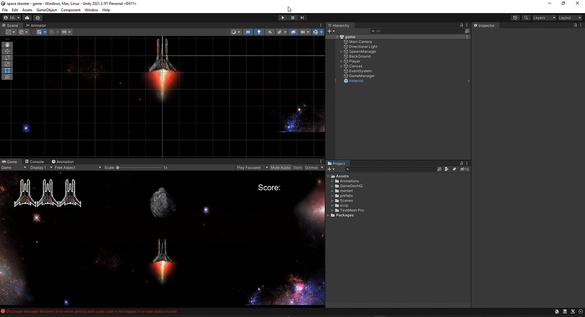 Setting Post Processing in unity. First, open window then go to package ...