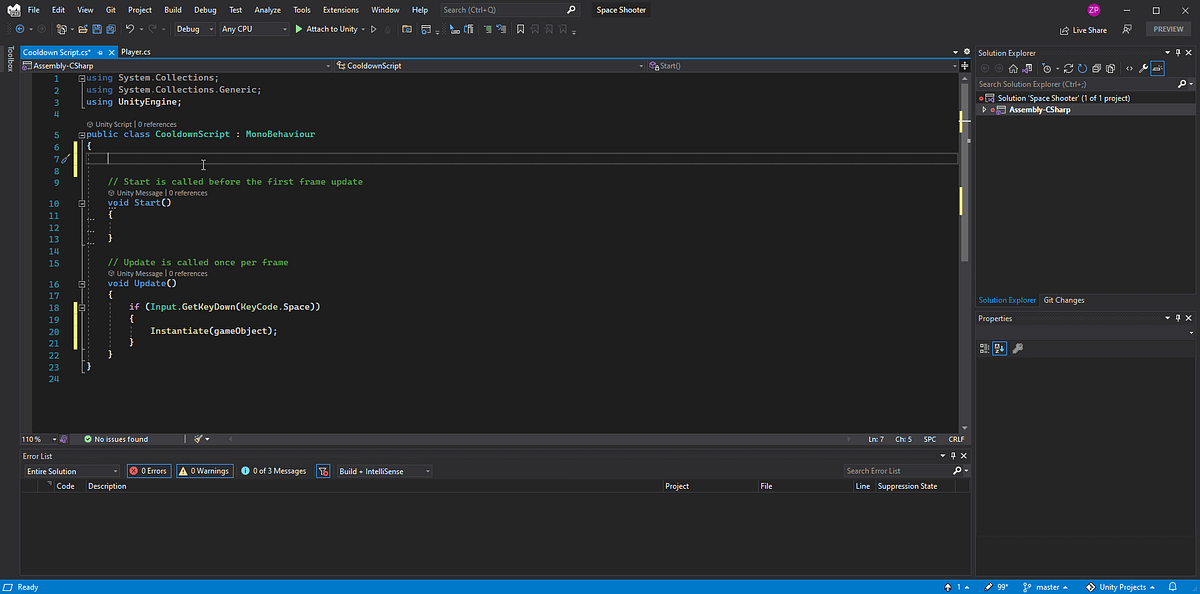 Creating A Cooldown System in Unity. | by Zach Palfrey | Medium