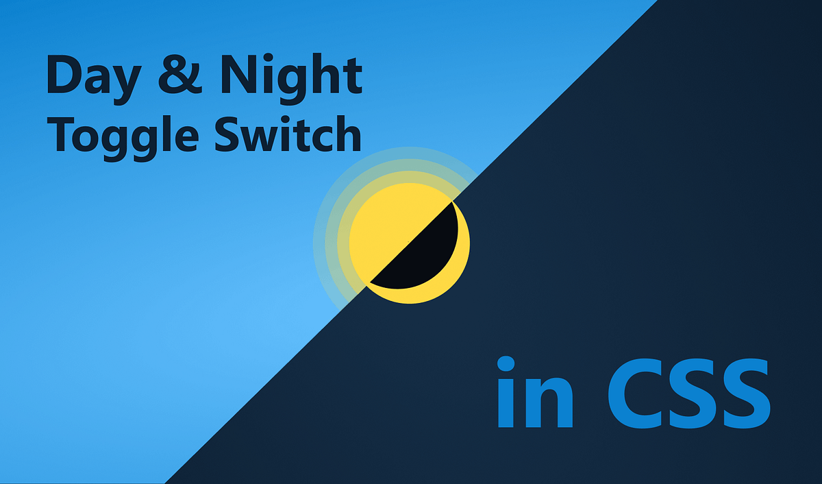How to Make an Animated Day and Night Toggle Switch | by Ferenc Almasi | Medium