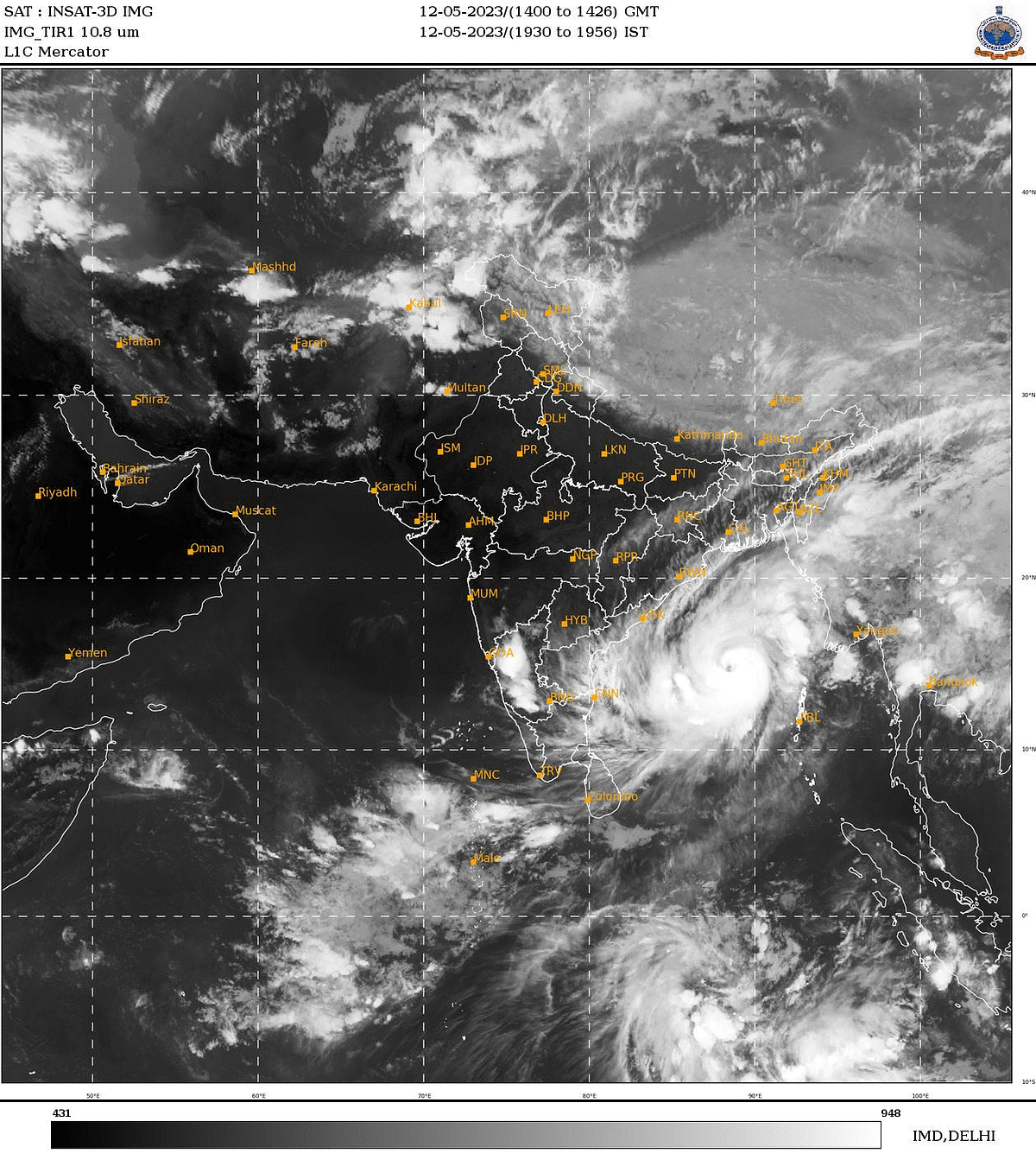 Cyclone Mocha makes Landfall Sunday near Myanmar and Bangladesh | by Da ...