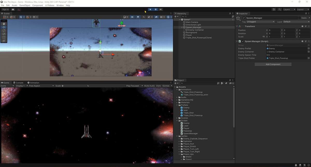 Spawning the PowerUp - Pavel G Rodriguez Garcia - Medium