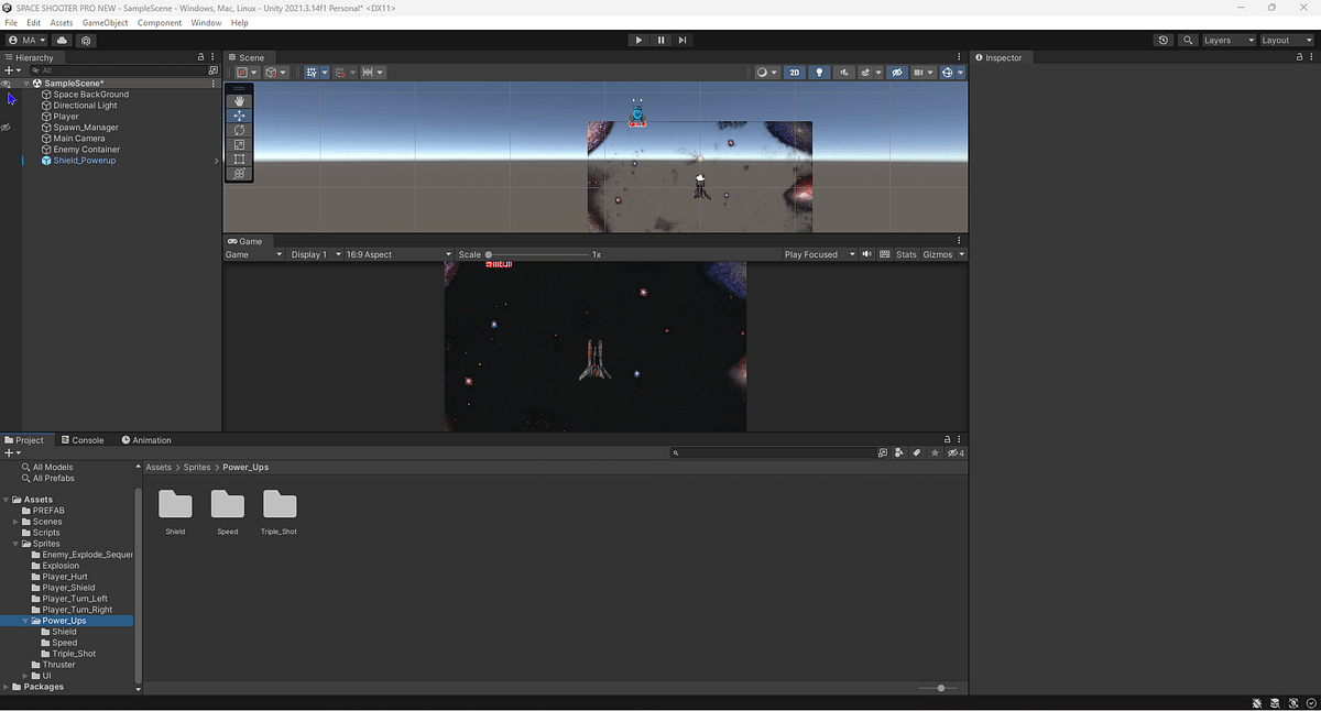 ADDING BEHAVIOR TO SHIELD POWER UP. | by Abshire | Medium