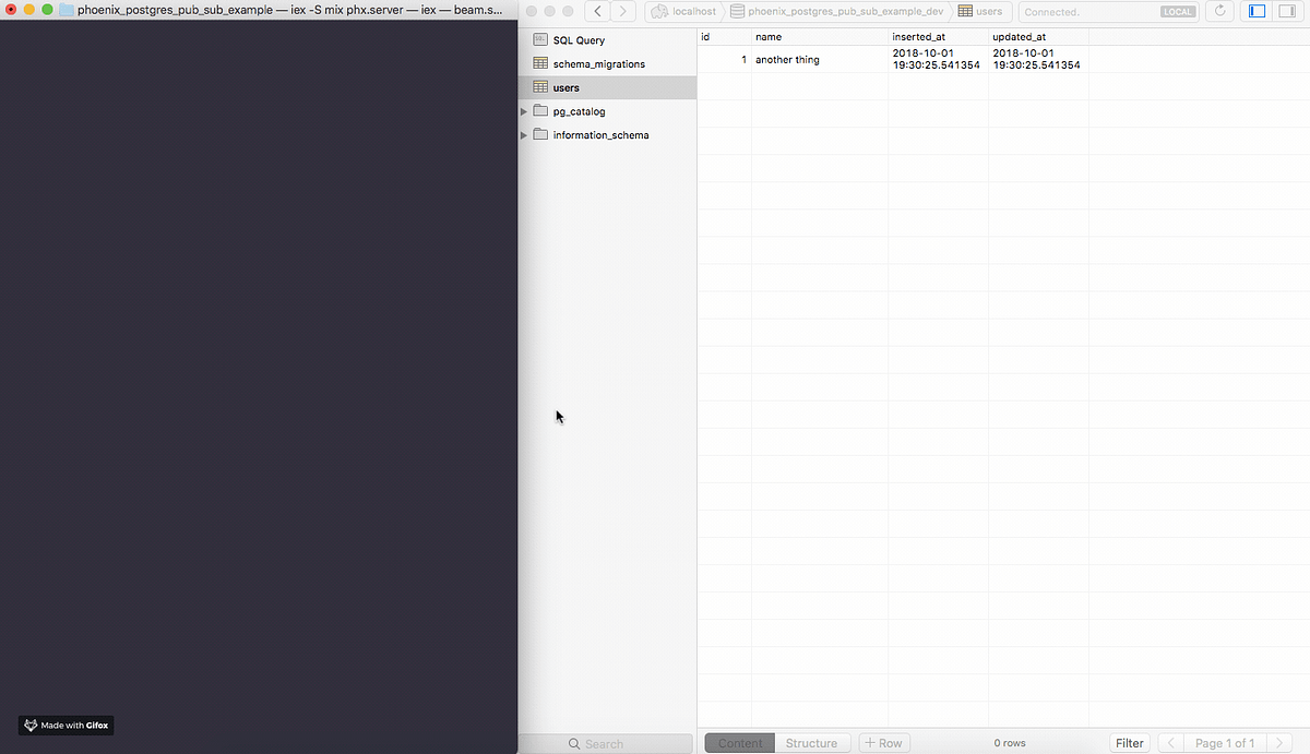 How to use Postgres NOTIFY PubSub with Elixir/Phoenix | by Lorenzo ...