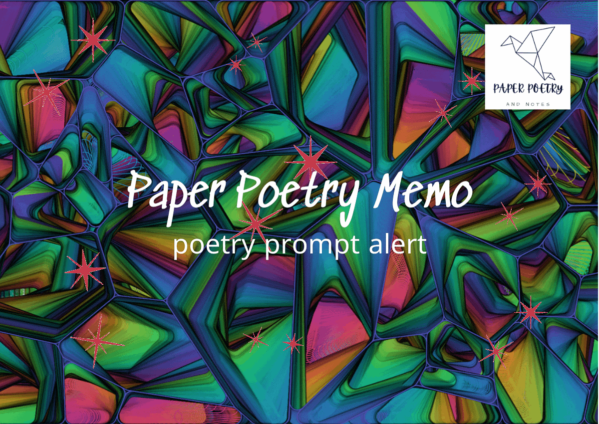 Paper Poetry Memo: Weekly Writing Prompt Alert - Paper Poetry - Medium
