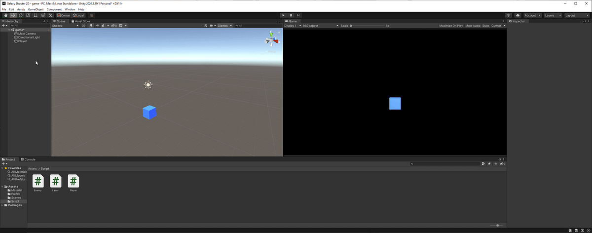 Galaxy Shooter 2D — Spawning Enemy | by Sidchou | Medium