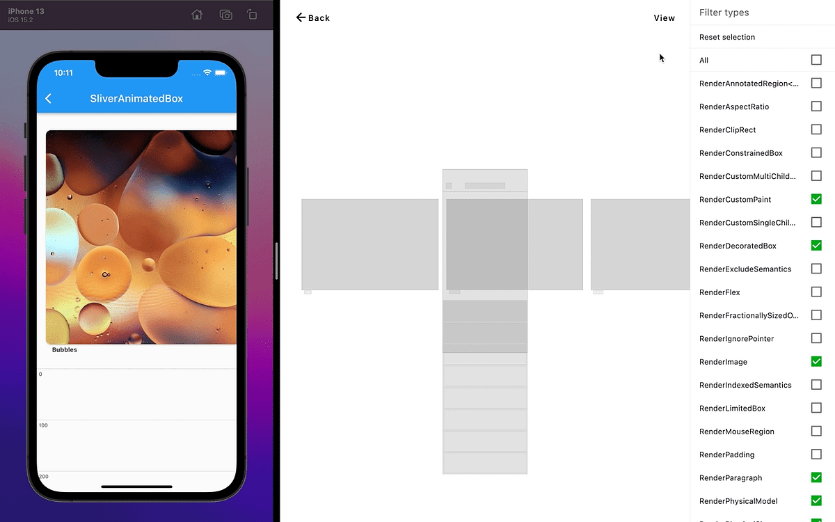 Visualize the Flutter render tree with Explo | by Gabriel Terwesten ...