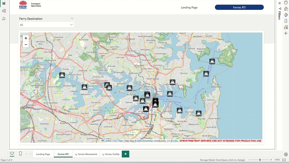 Real-Time Ferry Tracking in Sydney Harbour with Microsoft Fabric | by Francesco Fava | Medium
