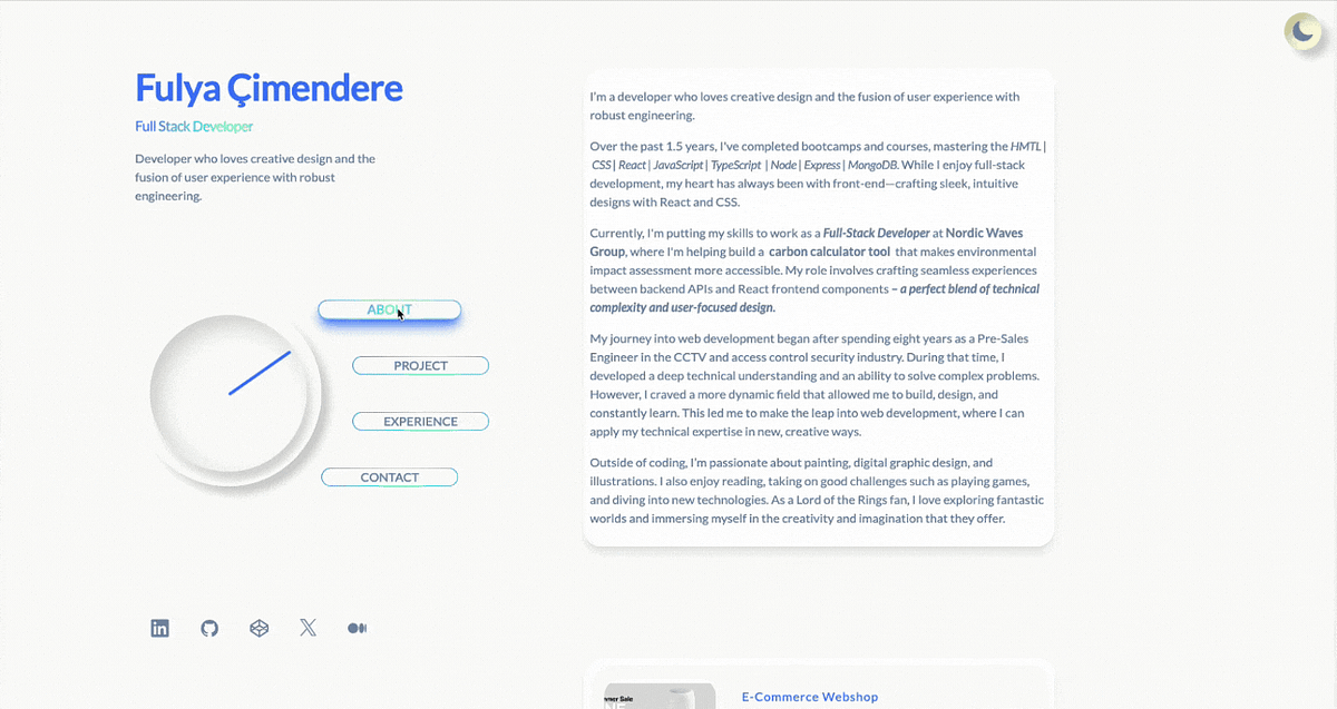 Creating an Interactive Navigation Circle with React | by Fulya Cimendere | Feb, 2025 | Medium