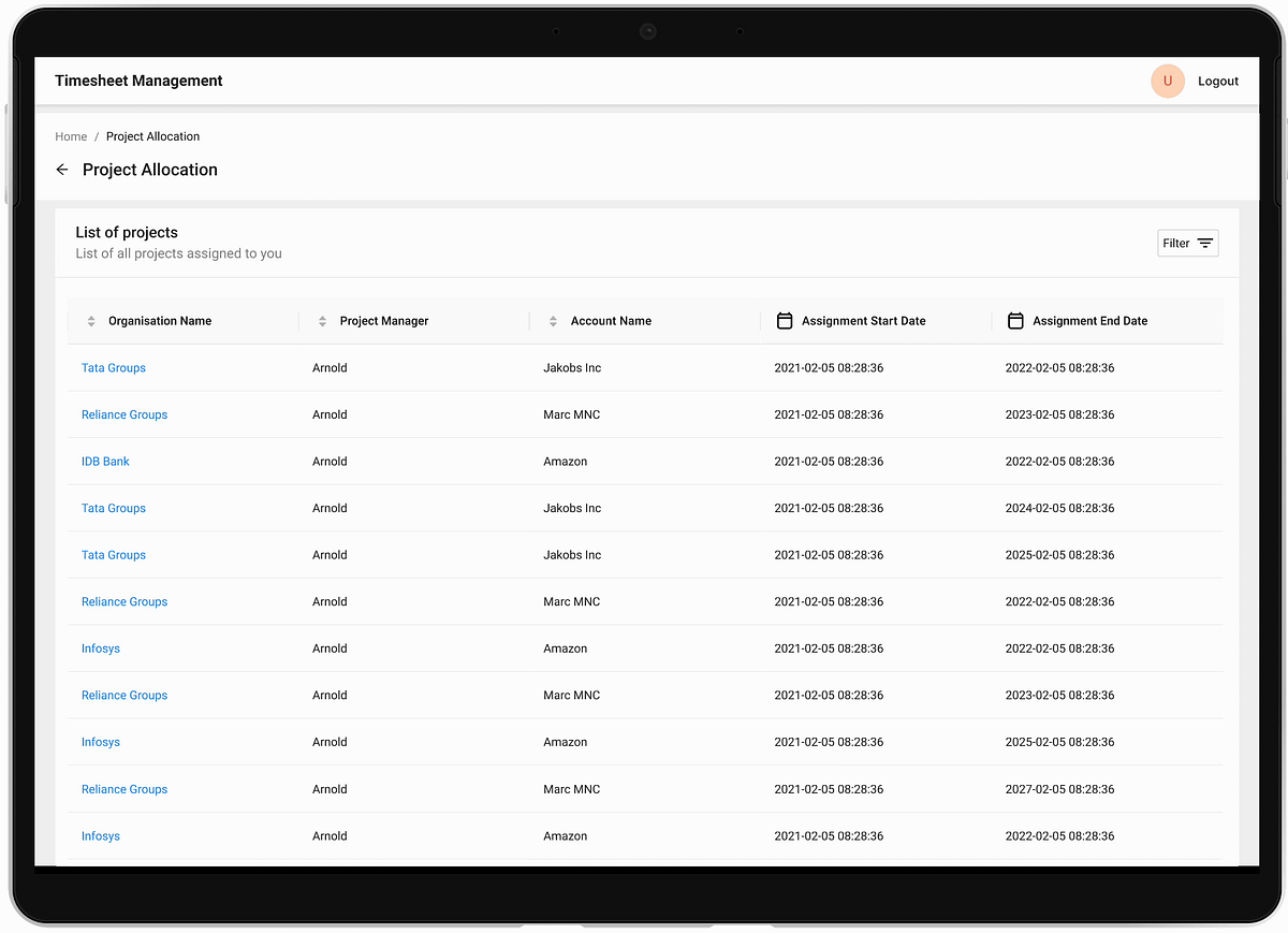 Designing a user-friendly, and effective central timesheet management tool for external vendors ...