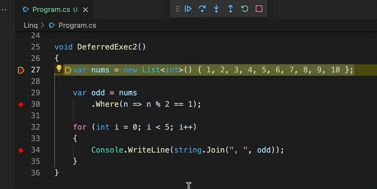 C# — LINQ 지연 실행(Deferred execution) | by serendip | Medium