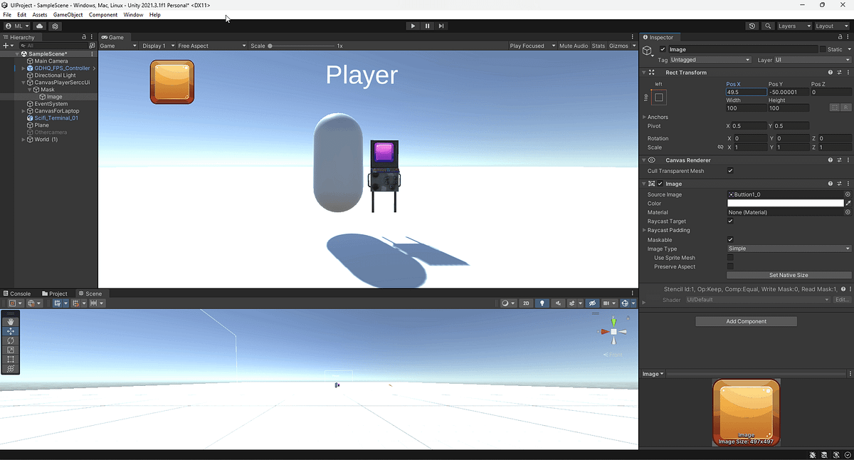 How to mask UI elements in Unity - Mario lopez - Medium