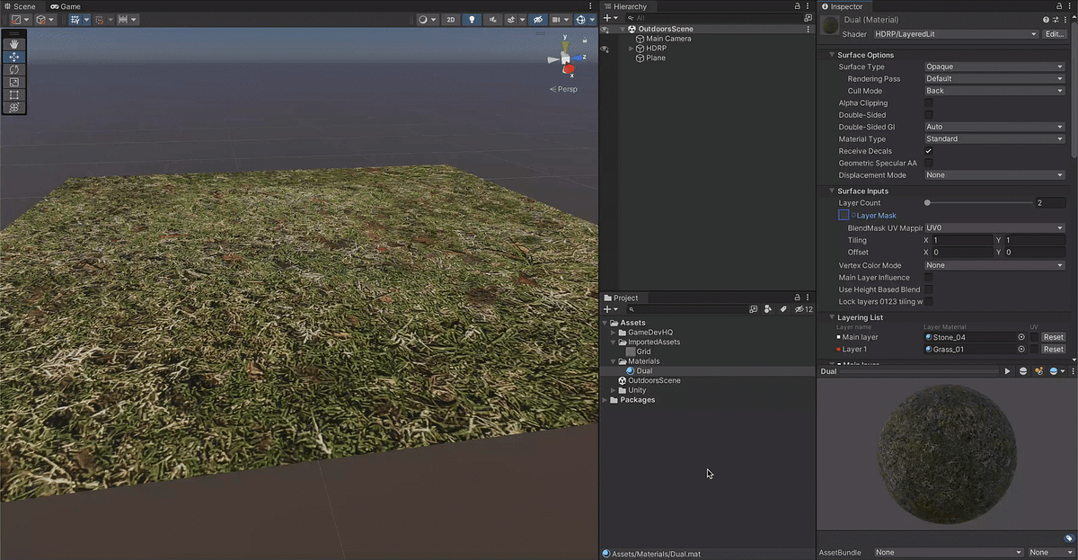 Using Layered Lit to mix Texture Maps | by Miguel Pacheco | Medium