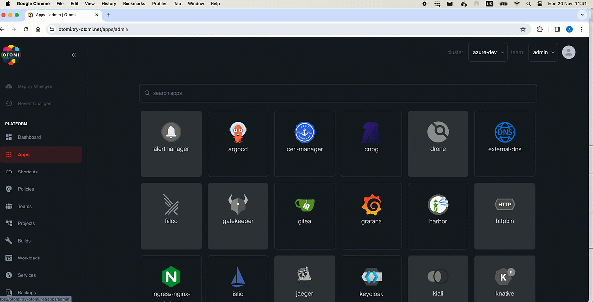 Navigating Kubernetes with Ease — Launching the Otomi TTY Console ...