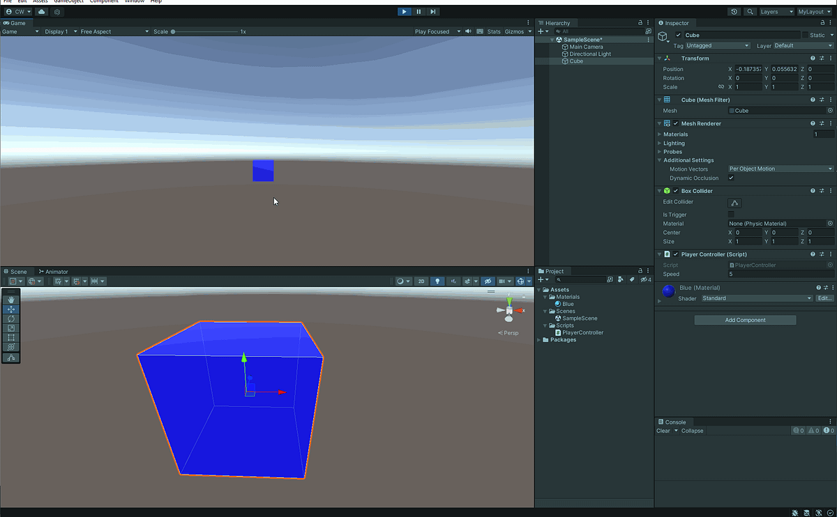 Objects, Materials, and Basic Movement. | by Clint Wagoner | Medium