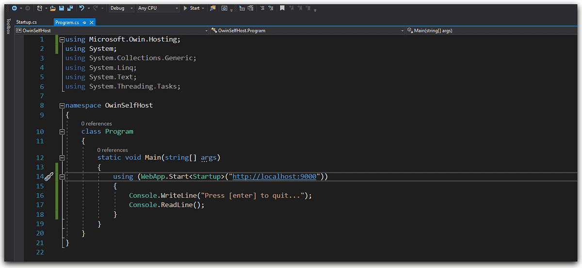 Self Hosting .Net Application using OWIN Framework | by Sukhpinder Singh | C# .Net | .Net ...