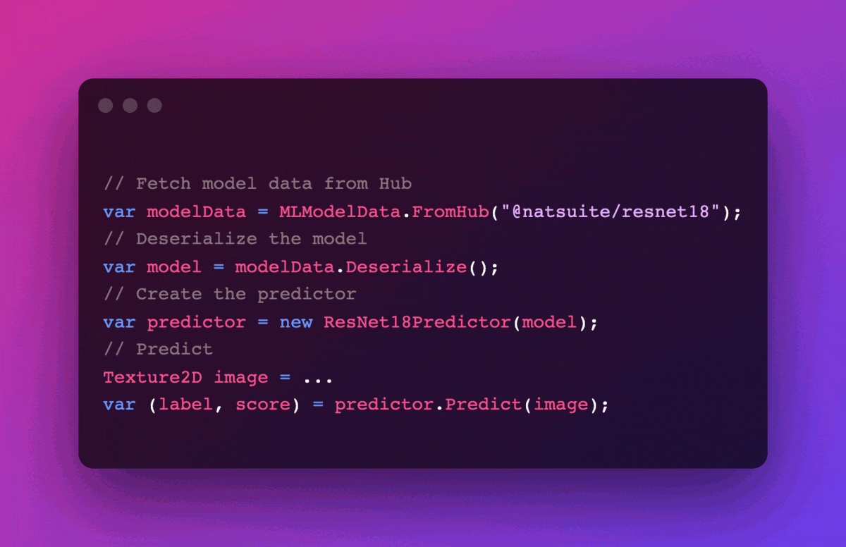 Introducing Universal Machine Learning for Unity Engine | by Lanre Olokoba | NatML
