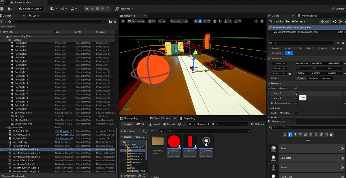 Creating a Humanoid AI Agent with a Simple Patrol Target in C++— Unreal ...