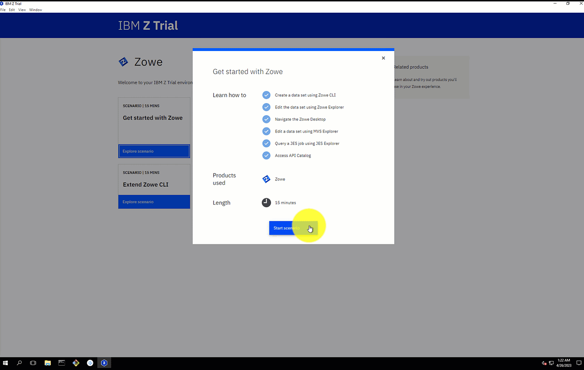 Unleash the power of Zowe V2 with IBM Z trial | by Wen Ting Su | Zowe ...