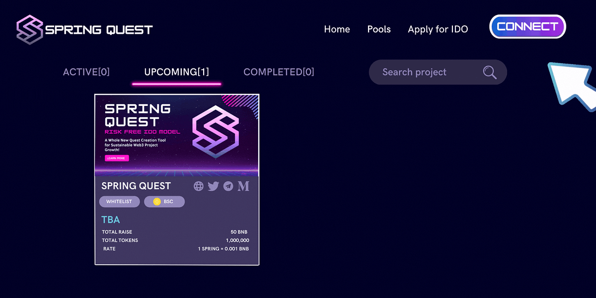 How to participate in SpringPad IDO’s? | by Spring Quest | Medium