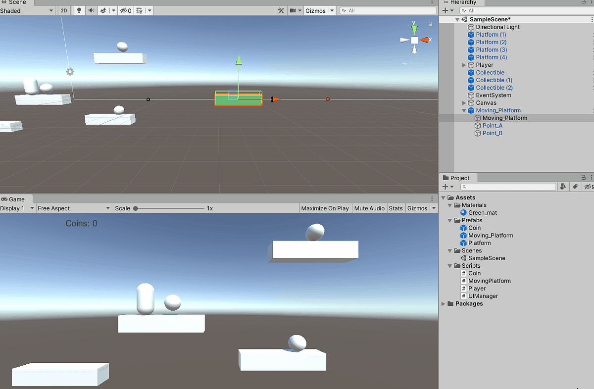 Fixing Player moving with platform | by Jaime | Medium