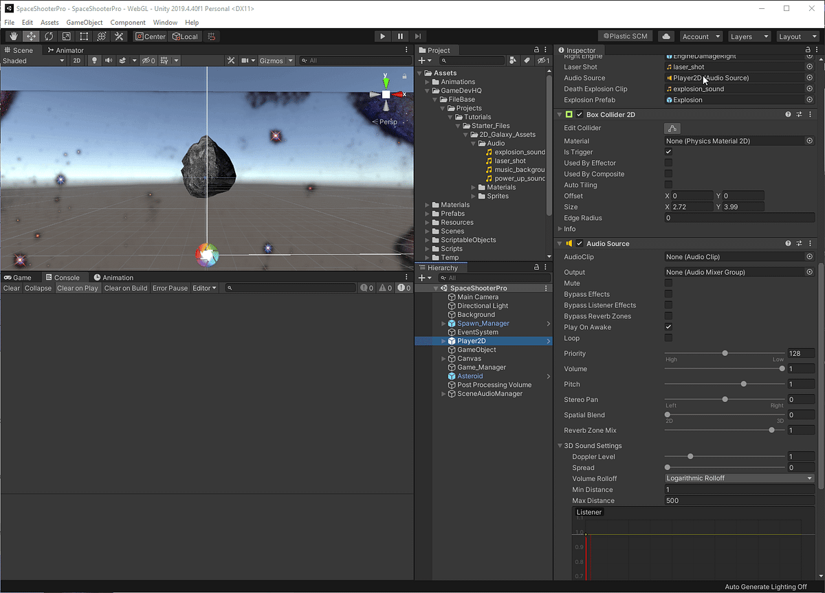 Playing Sound Effects in Unity. Objective: Demonstrate how to use… | by Jeff Simon | Medium