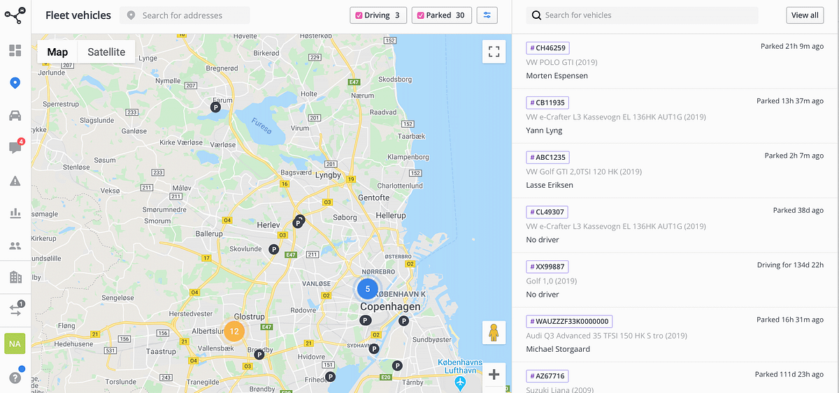 Product news: filtered view of the fleet map | by Loredana Musat ...