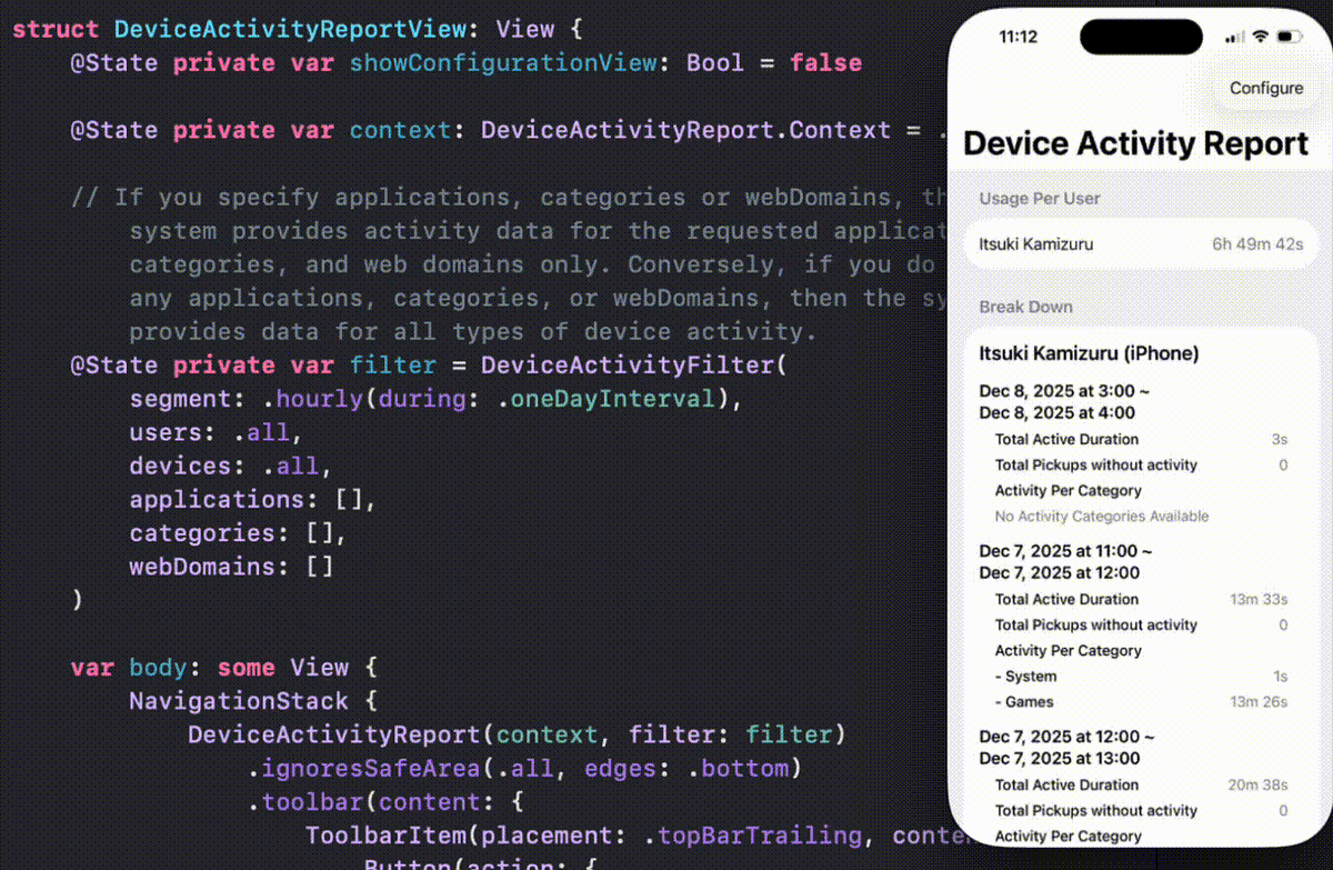 SwiftUI: Report Device Activity. Graphically, Visually! | by Itsuki ...