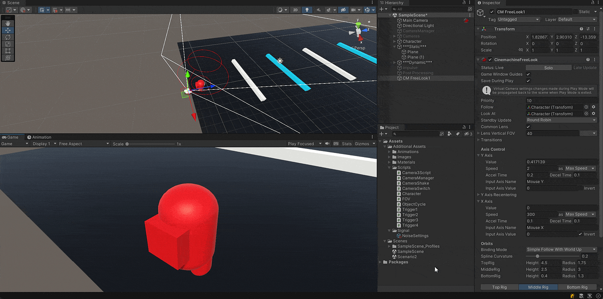 unitySlick Orbital Camera Movements using Free Look Cameras | by Bryson ...