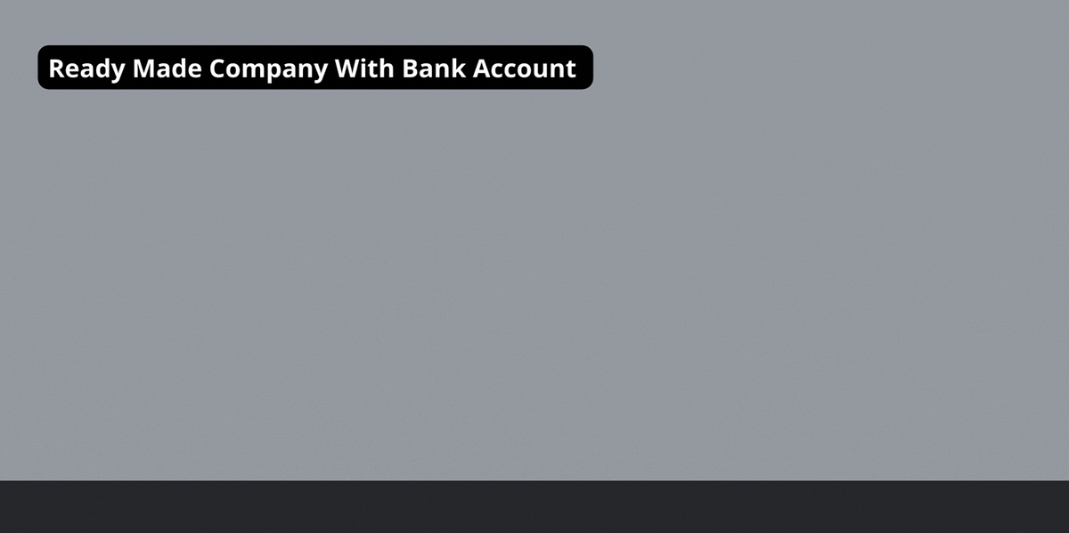Best Ready Made Company With Bank Account — Antonio Napoli - Antonio ...