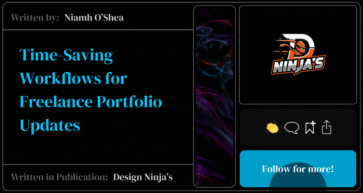Time-Saving Workflows for Freelance Portfolio Updates | by Niamh ...