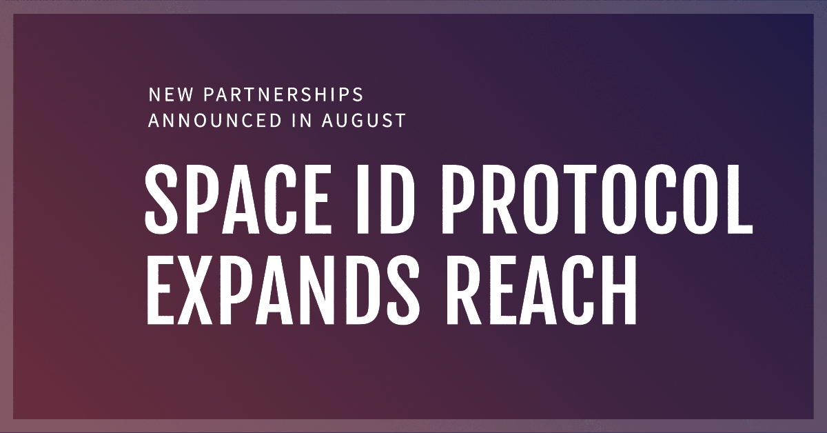 Space ID Expands Reach with Partnerships in August | by Coha05_ | Aug ...