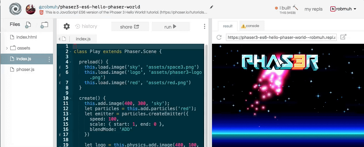 How to Learn Phaser 3 and Why. Especially When Combined with REPL.it ...