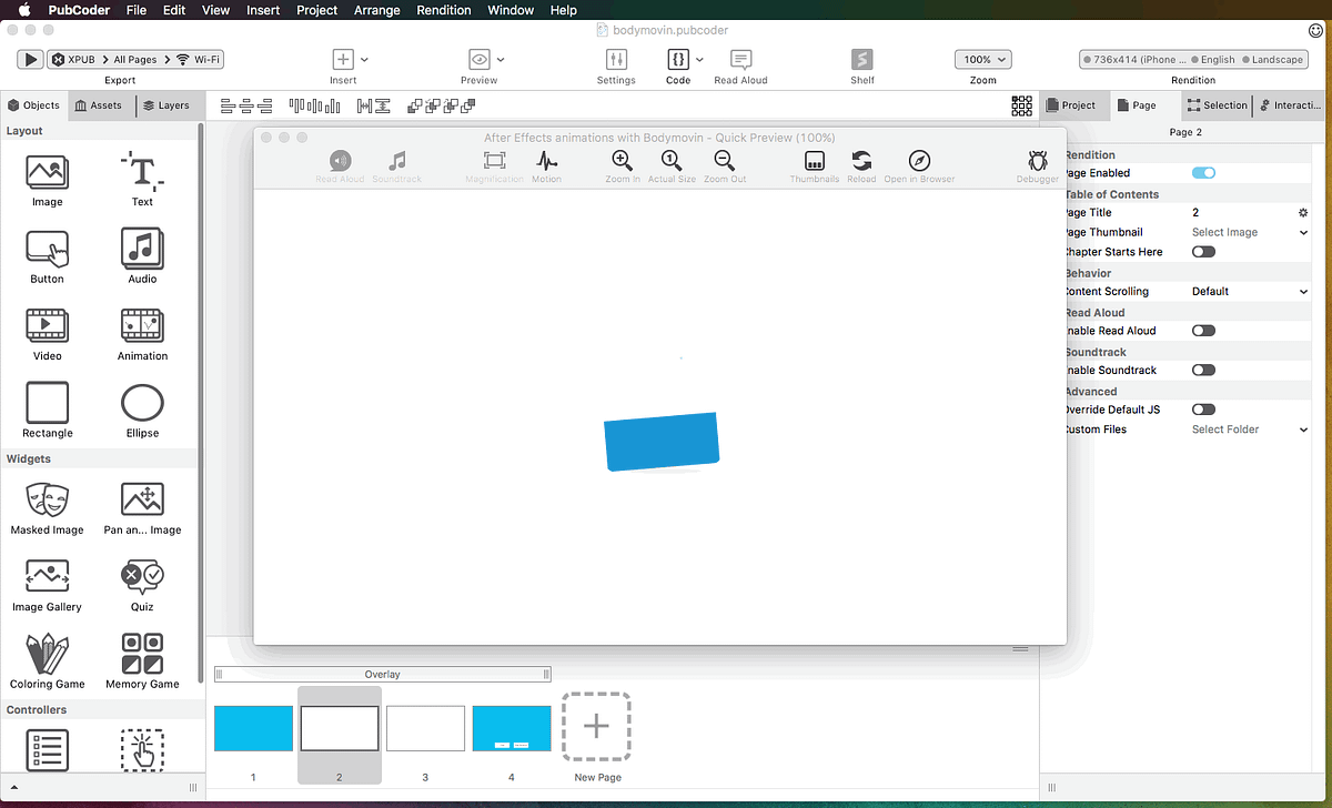 Adobe After Effects animations in PubCoder with Bodymovin | by Angelo ...