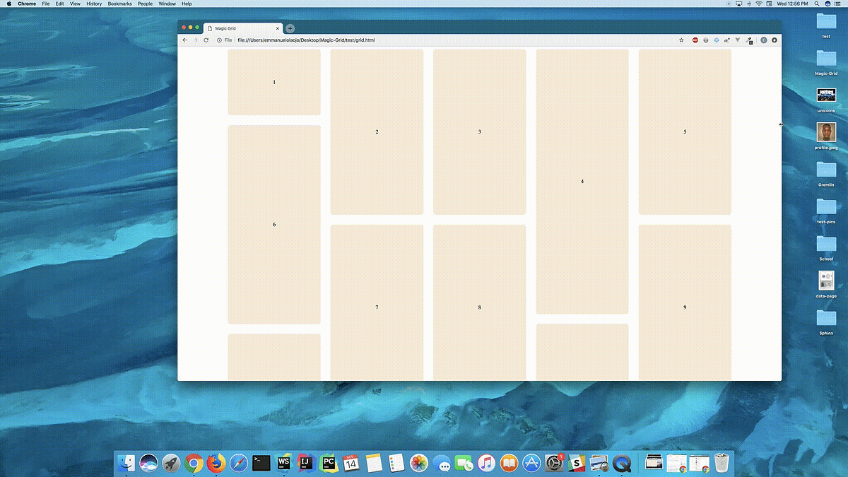 Magic Grid. A simple, lightweight Javascript… | by Emmanuel Olaojo | codeburst