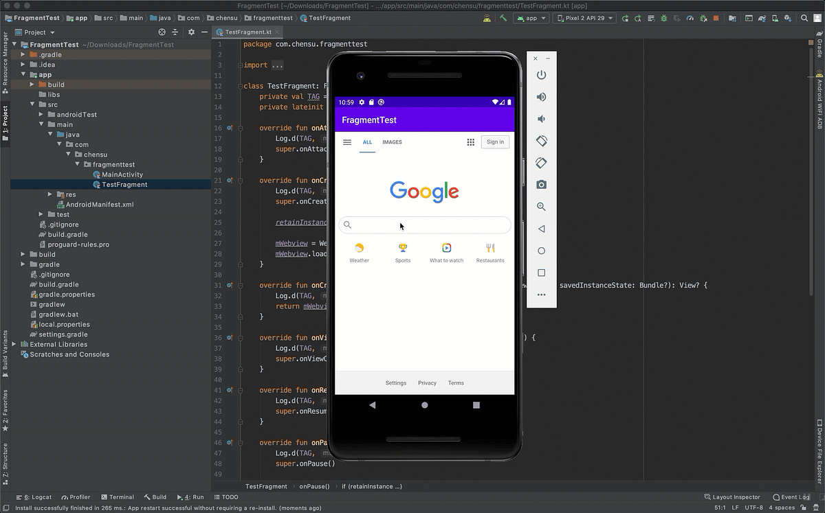 Android: Retain WebView on Orientation Change Best Practices | by CHEN SU | CS Random Thoughts ...