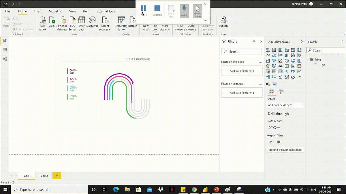 HOW TO ADD CUSTOM GIF VISUALS TO POWER BI REPORT | by Himani V Patel ...
