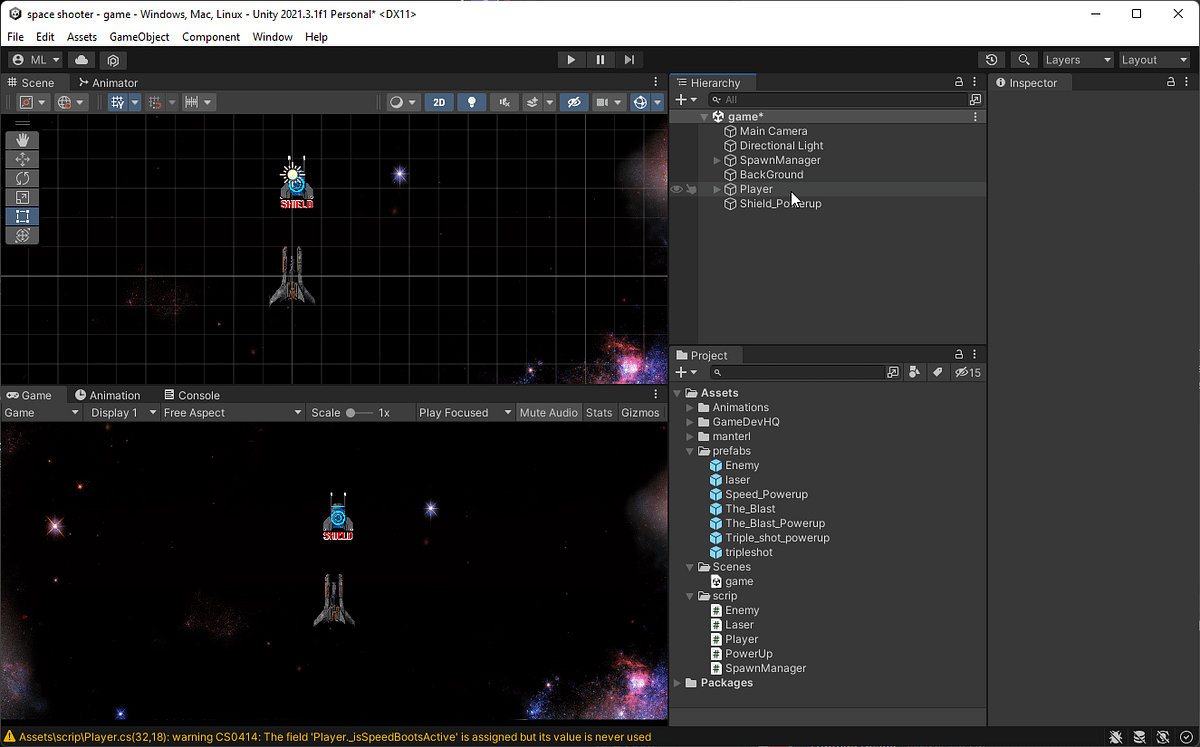 Shields Power up in Unity. If you have been following all of my… | by ...