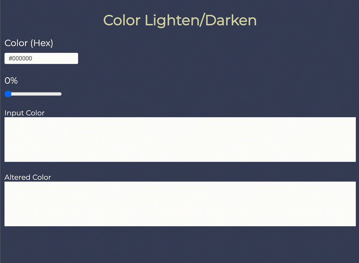 Building a Color Tool With Vanilla HTML, CSS, and JavaScript: Part One ...